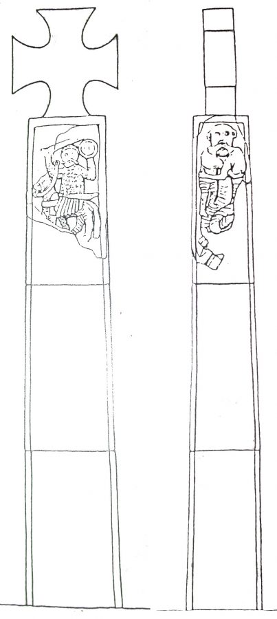 Repton Stone (1989-59/1165) · Vikings in the East Midlands