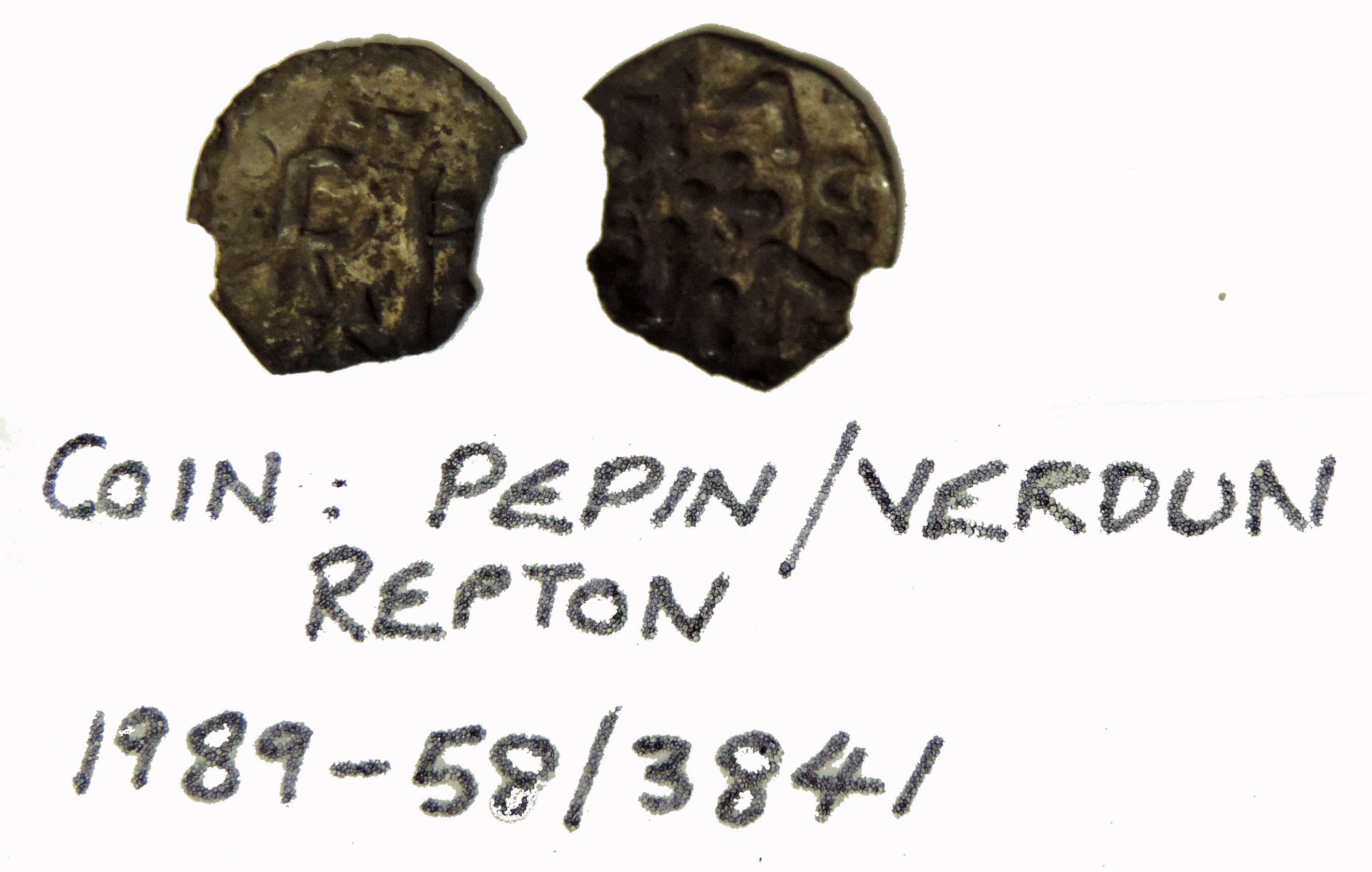 Coin of Pepin III (1989-58/3841) · Vikings in the East Midlands