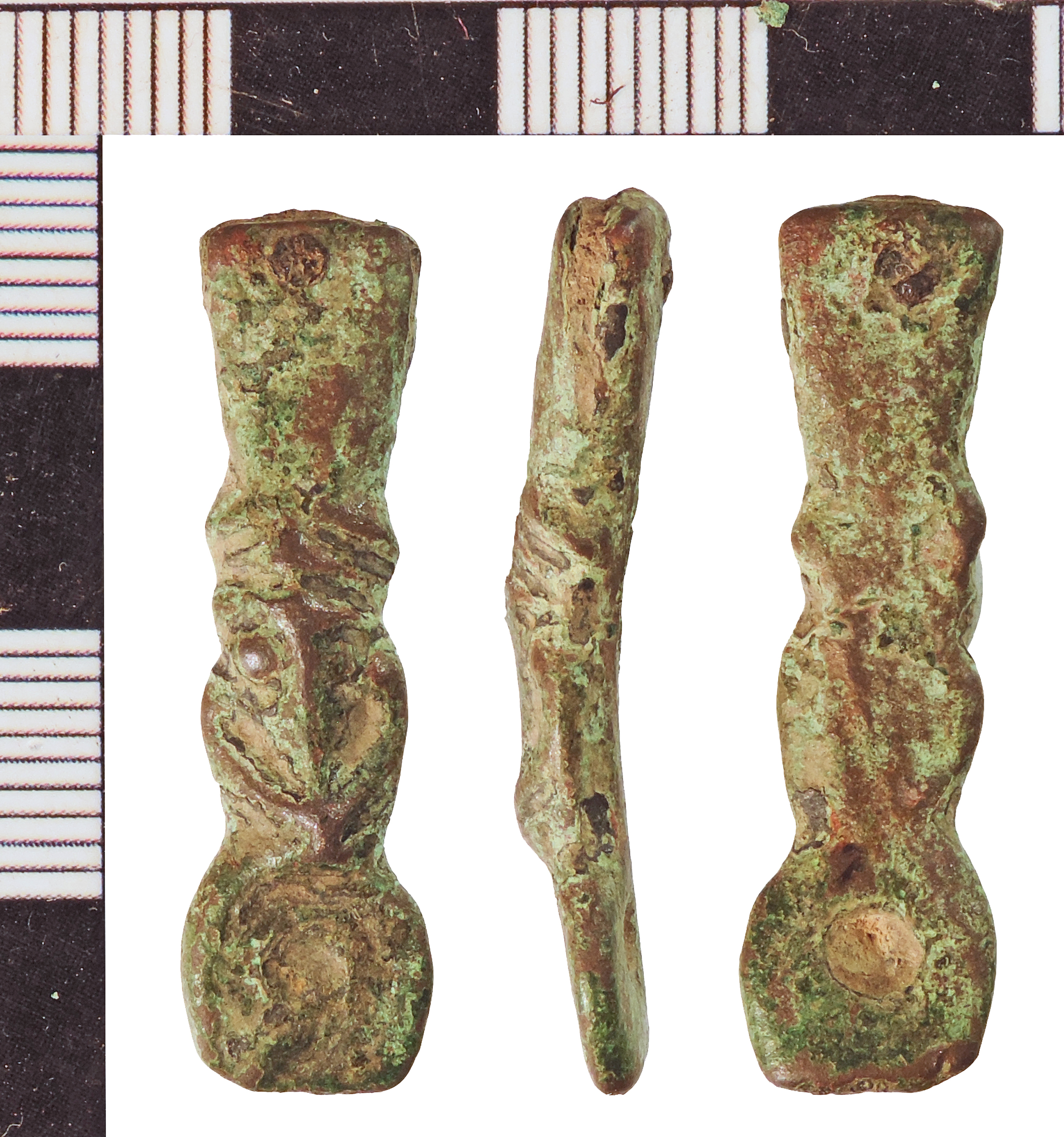Zoomorphic Strap-End (NLM-09BBD5) · Vikings in the East Midlands