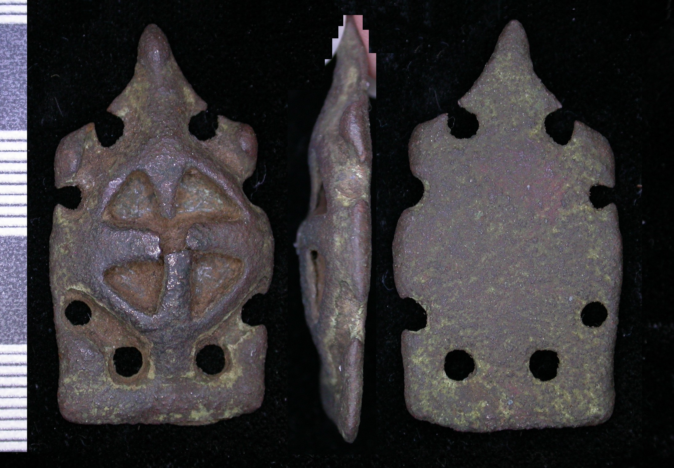 Copper-Alloy Strap-End (LEIC-982247) · Vikings in the East Midlands